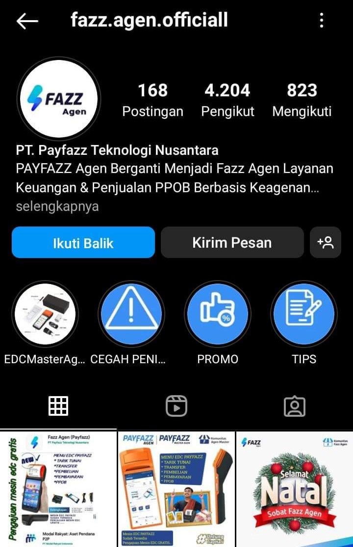 Waspada Penipuan Mengatasnamakan Fazz Agen!