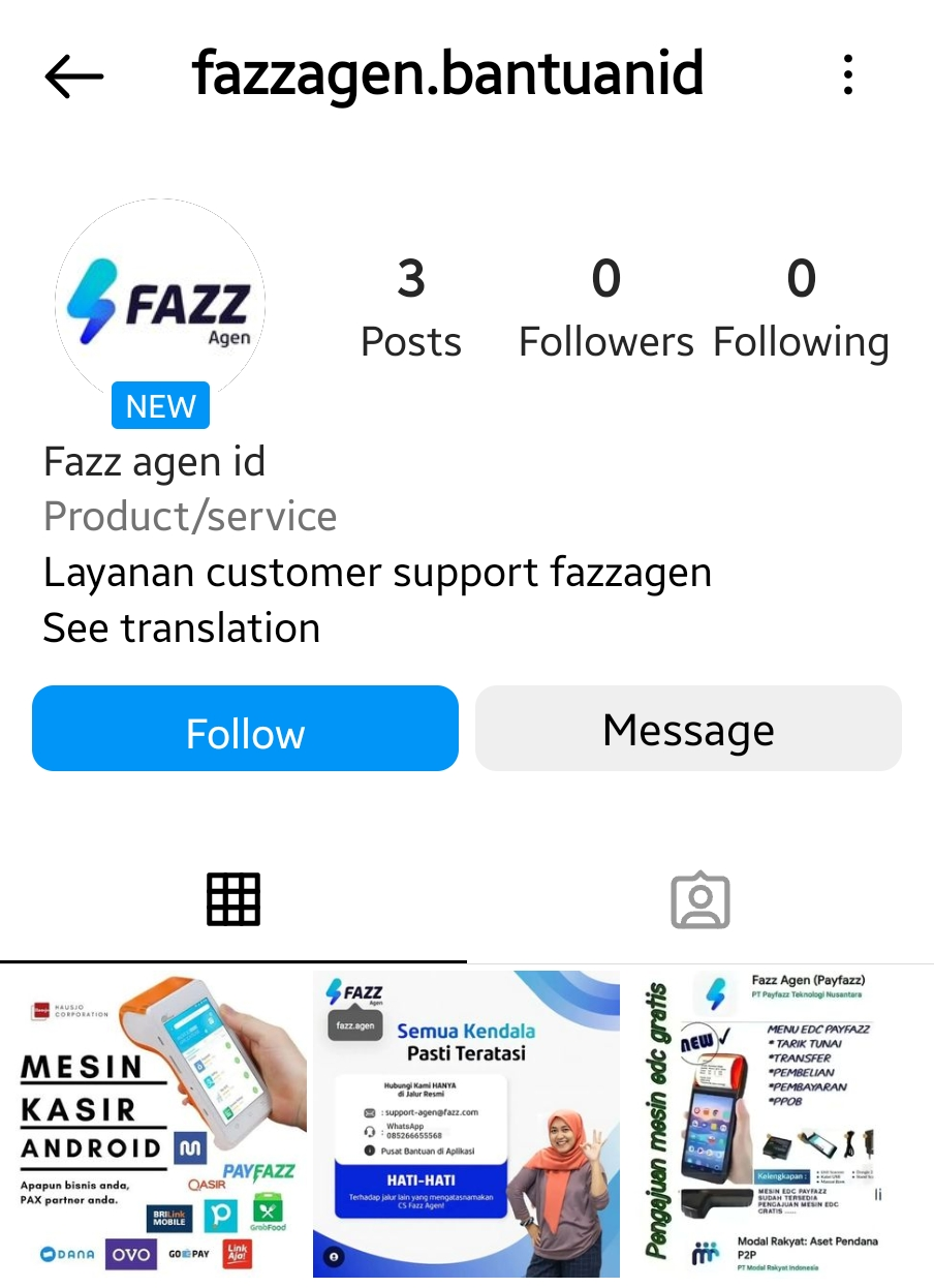 Waspada Penipuan Mengatasnamakan Fazz Agen!