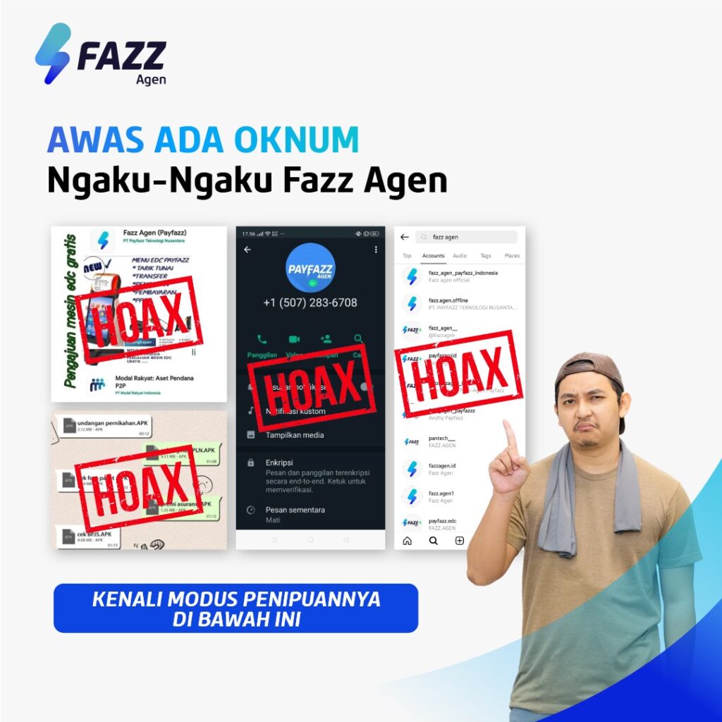 Waspada Penipuan Mengatasnamakan Fazz Agen!