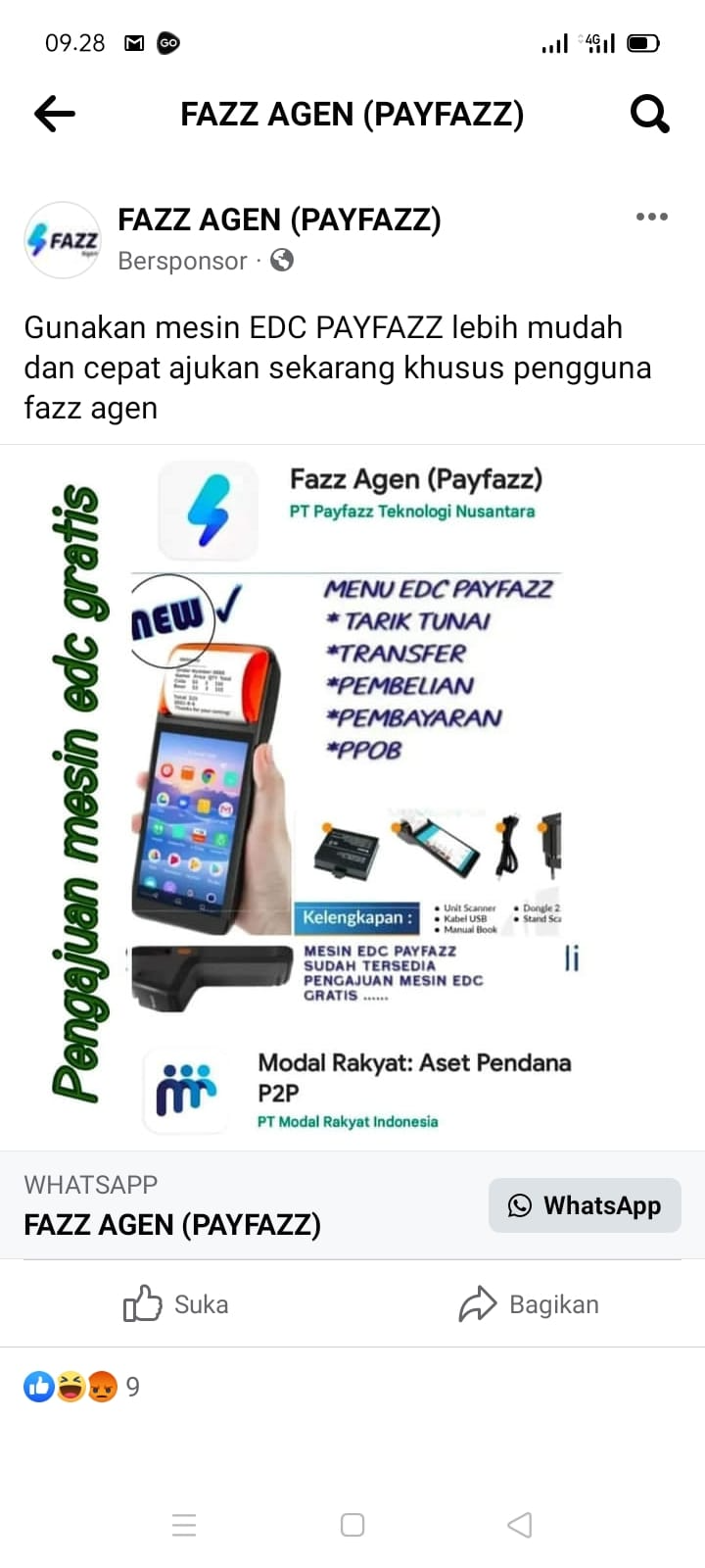 Waspada Penipuan Mengatasnamakan Fazz Agen!