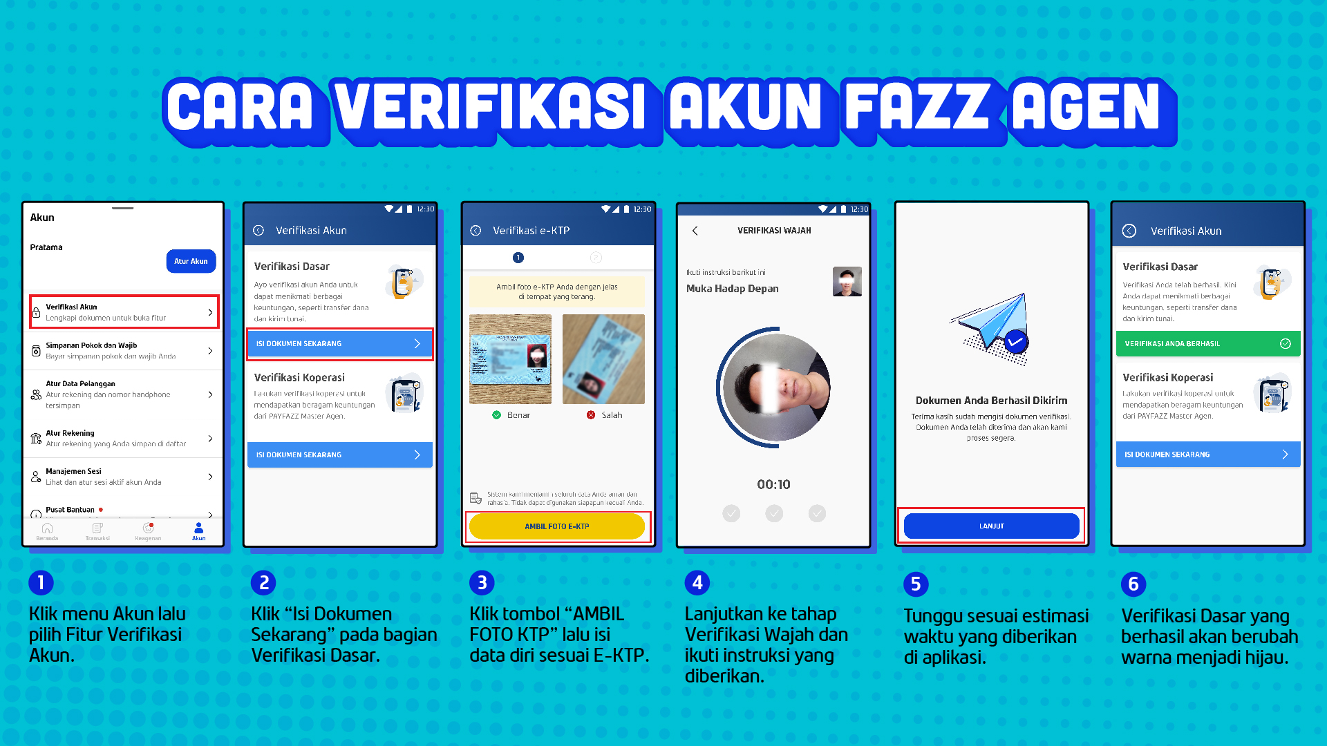Verifikasi Akun Fazz Agen Buat Nikmati Biaya Transfer Rp1.000!