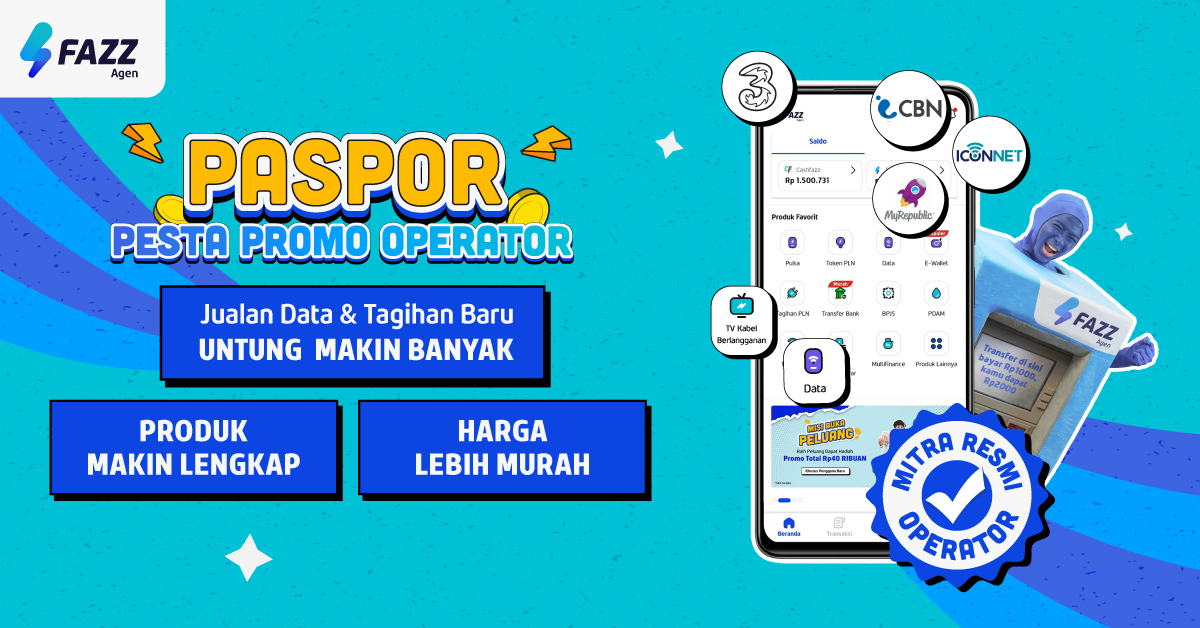 Pesta Promo Operator di Fazz, Banyak Produk Baru Bawa Untung Besar! Pesta Promo Operator di Fazz, Banyak Produk Baru Bawa Untung Besar!