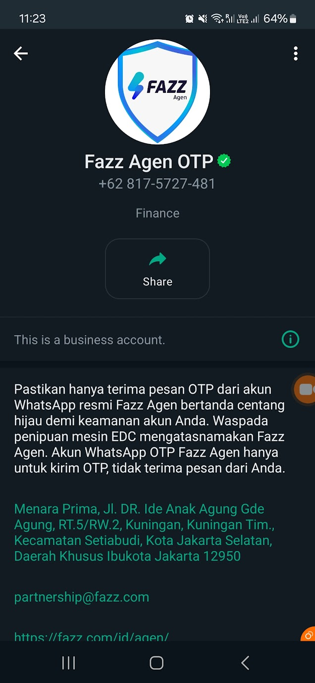WhatsApp Resmi Fazz Agen Berikut Ini Wajib Kamu Tahu!