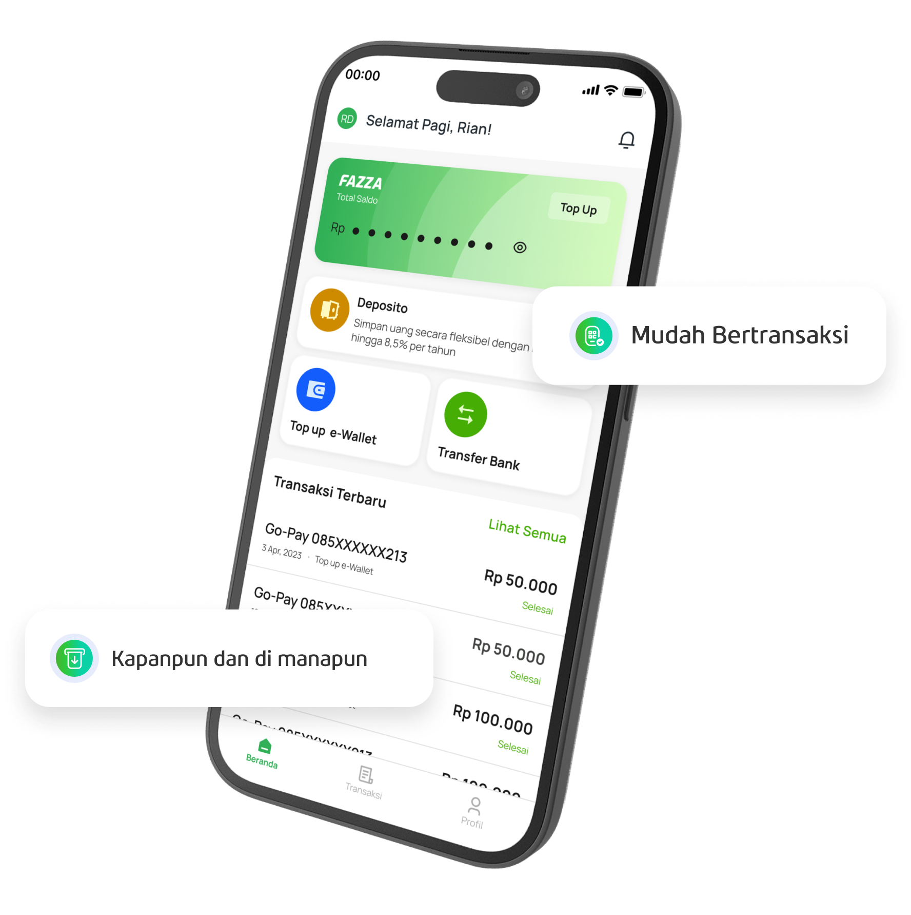 Fazza - Aplikasi Kelola Keuangan Aman, Mudah, dan Hemat